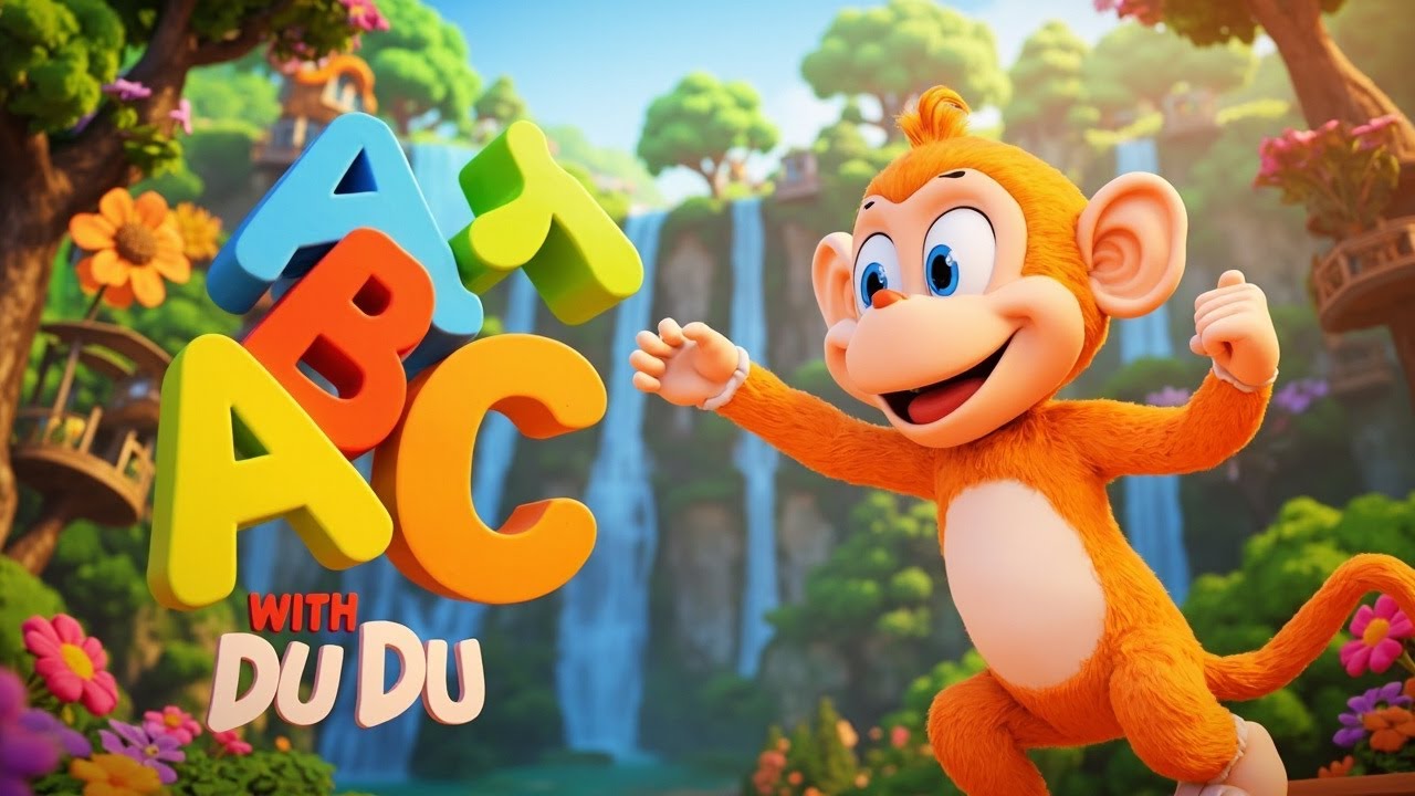 ABC song with DuDu | DuDu Nursery Rhymes & Kids Songs Ver 9 - YouTube