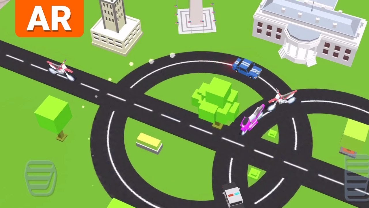 AR Car Crash - Casual Traffic-control AR Game for iOS - YouTube