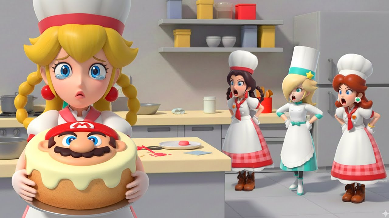 Mario Party Superstars All Minigames [4 Player] - Peach Chef VS Daisy ...