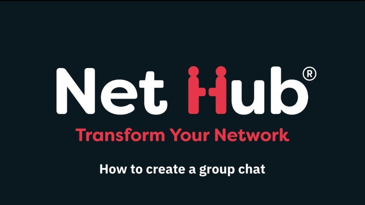How to Create a Group Chat on Net Hub - YouTube