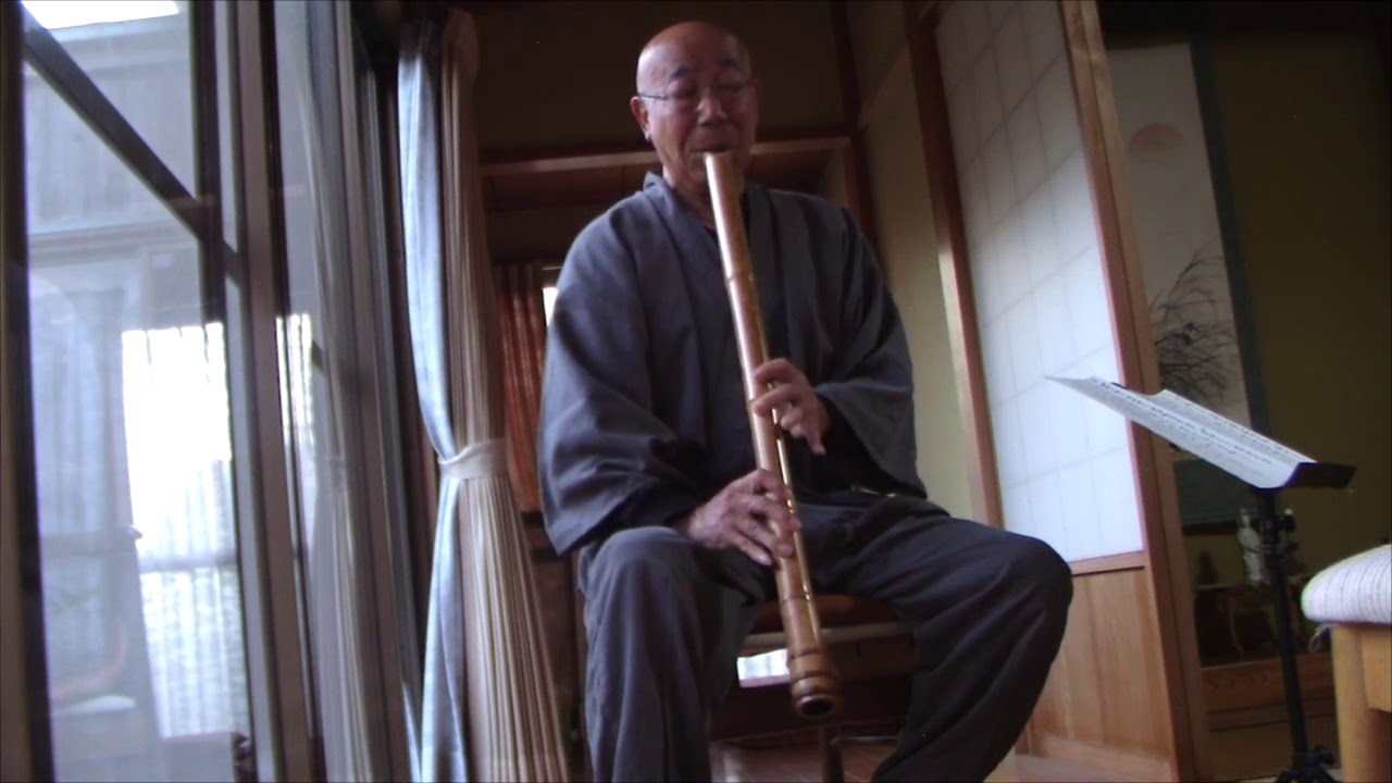 Shakuhachi, Shingetsu 心月 played by Shiku Yano - YouTube