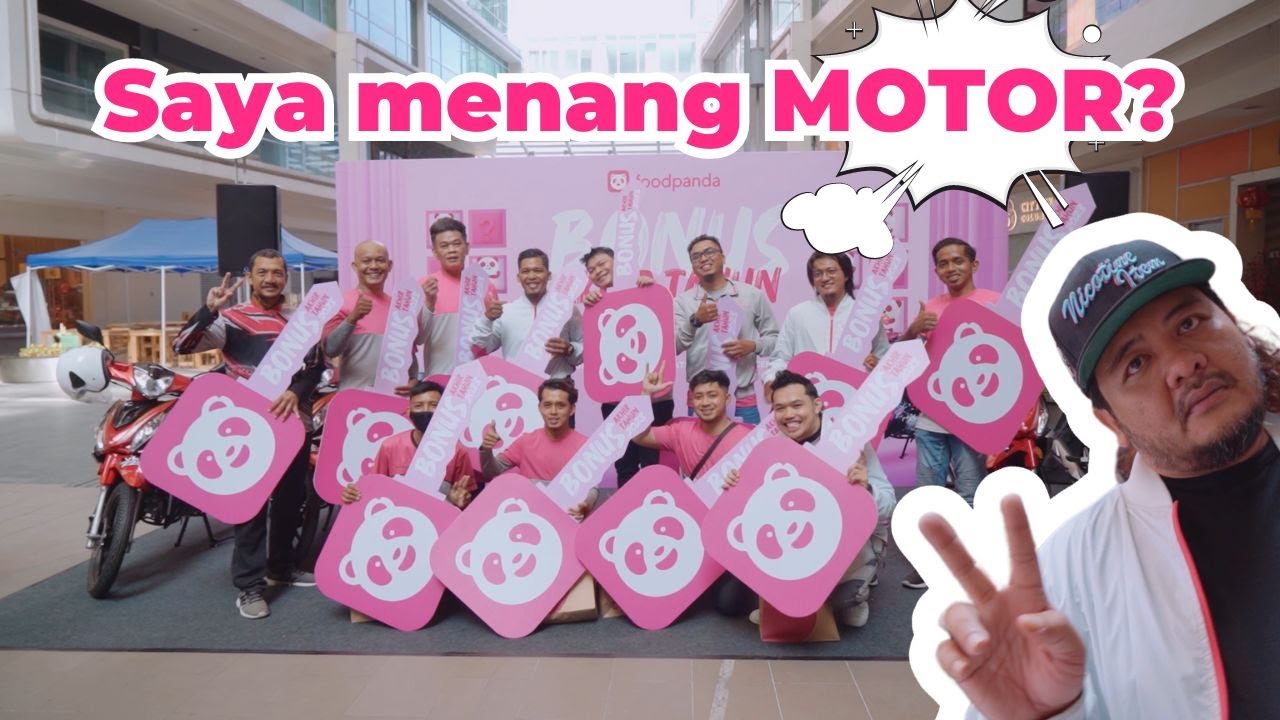 foodpanda bagi motor PERCUMA !? | foodpanda MY - YouTube