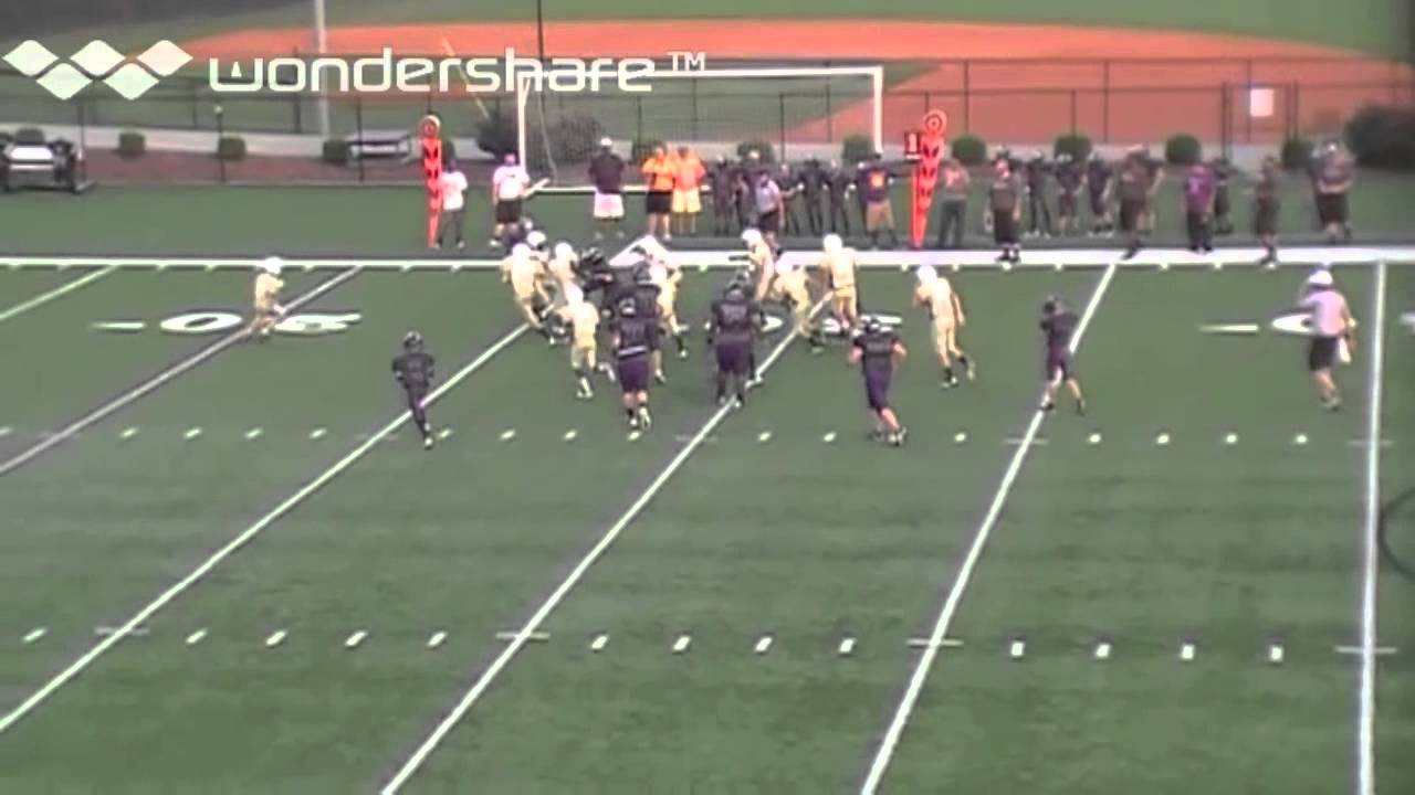Campbellsville Middle School Devonte Cubit QB #10 - YouTube