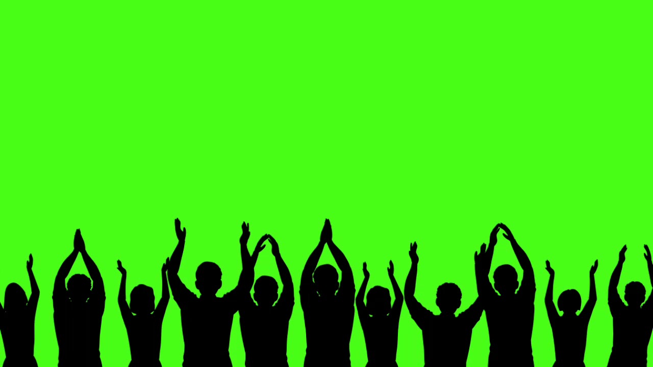 Green screen people clap shadow effect - YouTube