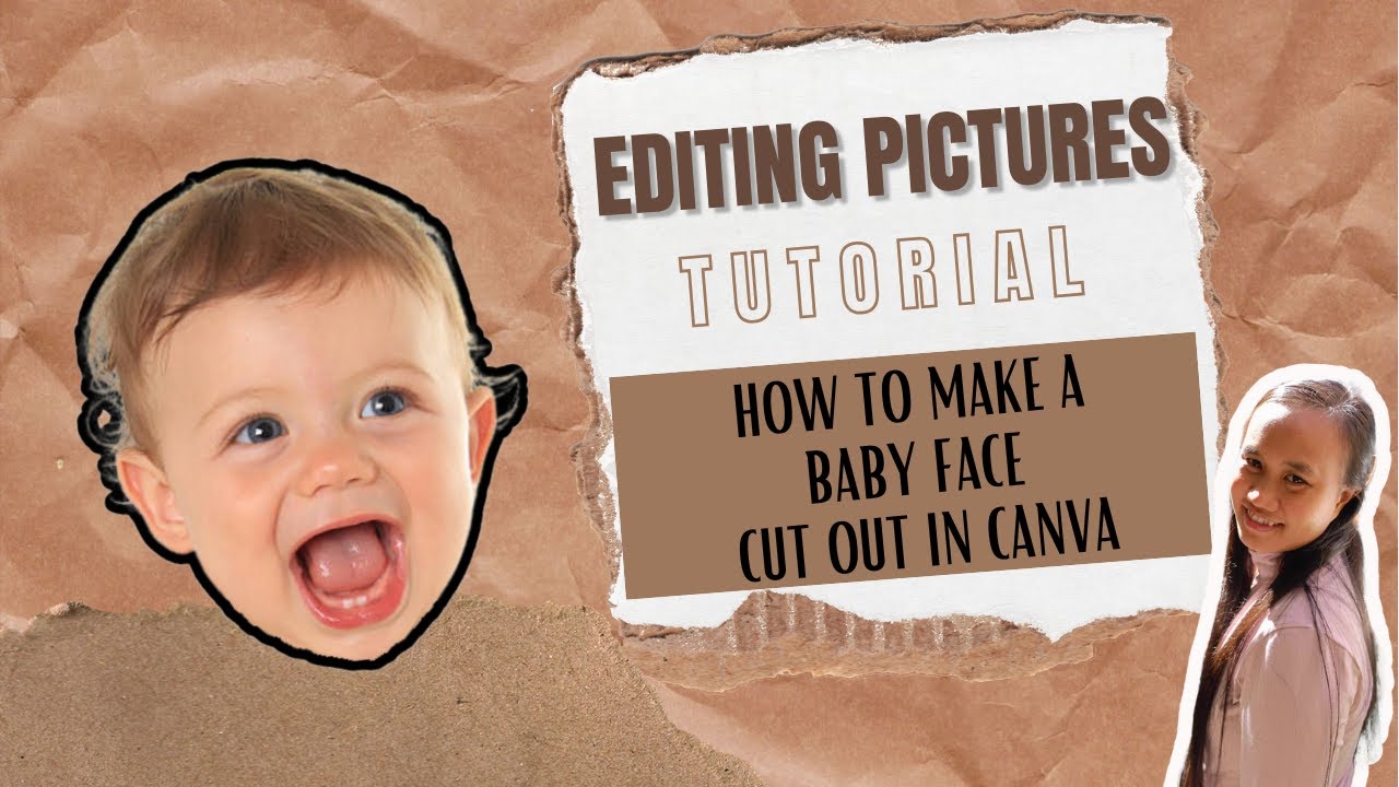 HOW TO MAKE A BABY FACE CUT OUT - YouTube