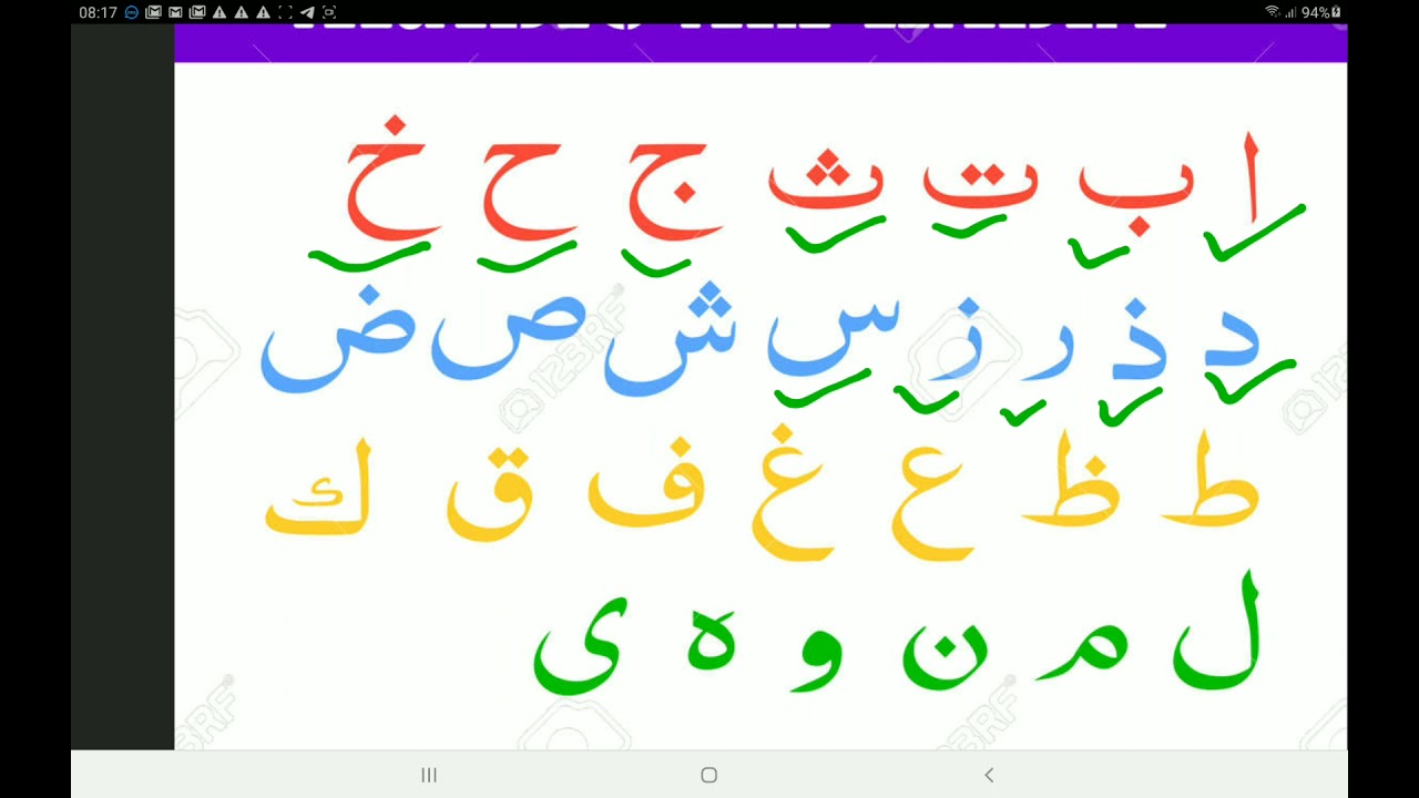 ALIF ALIF ALIF KAYDA BOOK - YouTube