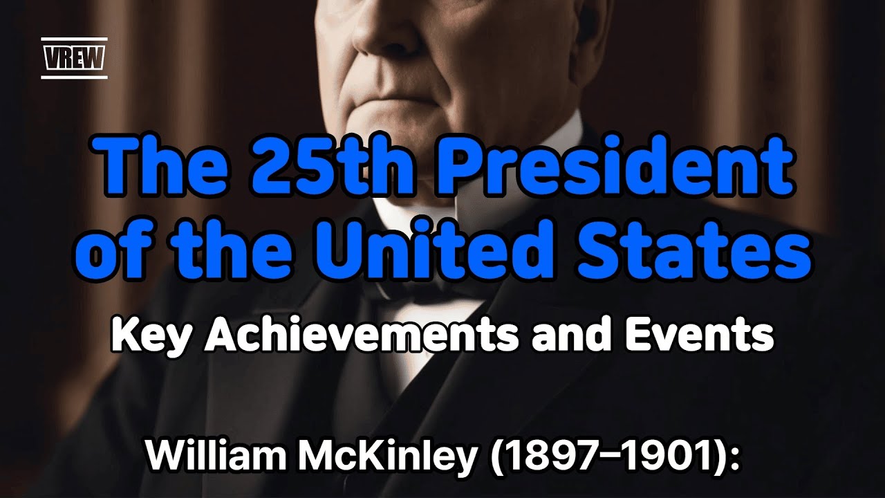 William McKinley : Key Achievements and Events as the 25th President of ...