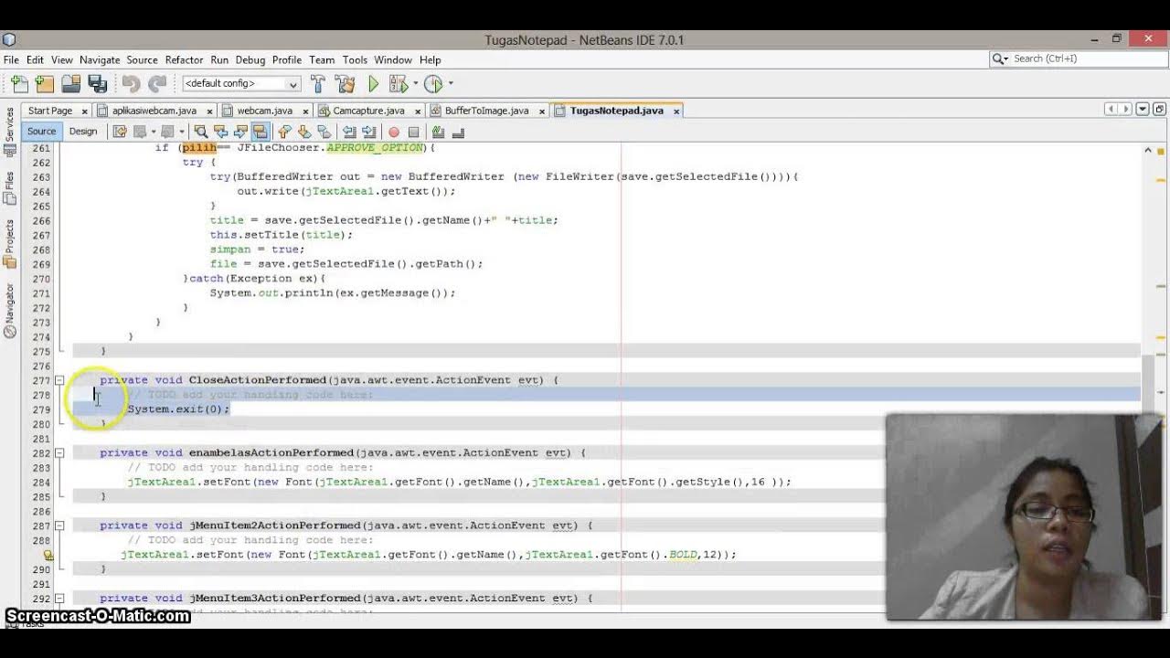 pemogramman Java Aplikasi Notepad menggunakan Netbens - YouTube