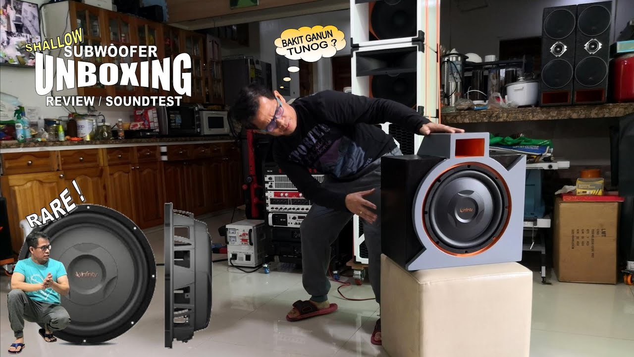 Unboxing RARE Shallow Subwoofer REVIEW SOUNDTEST sa DIY Compact ...