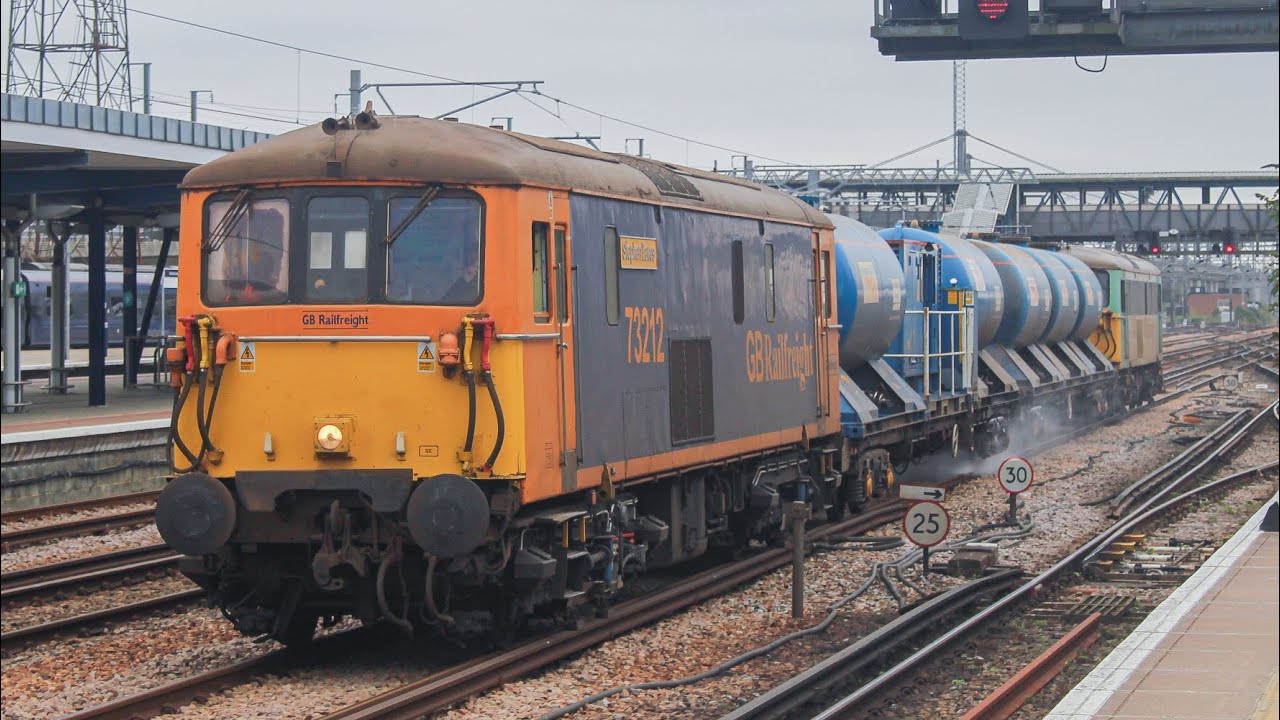 4 Class 73's on the annual RHTT at Ashford International - YouTube