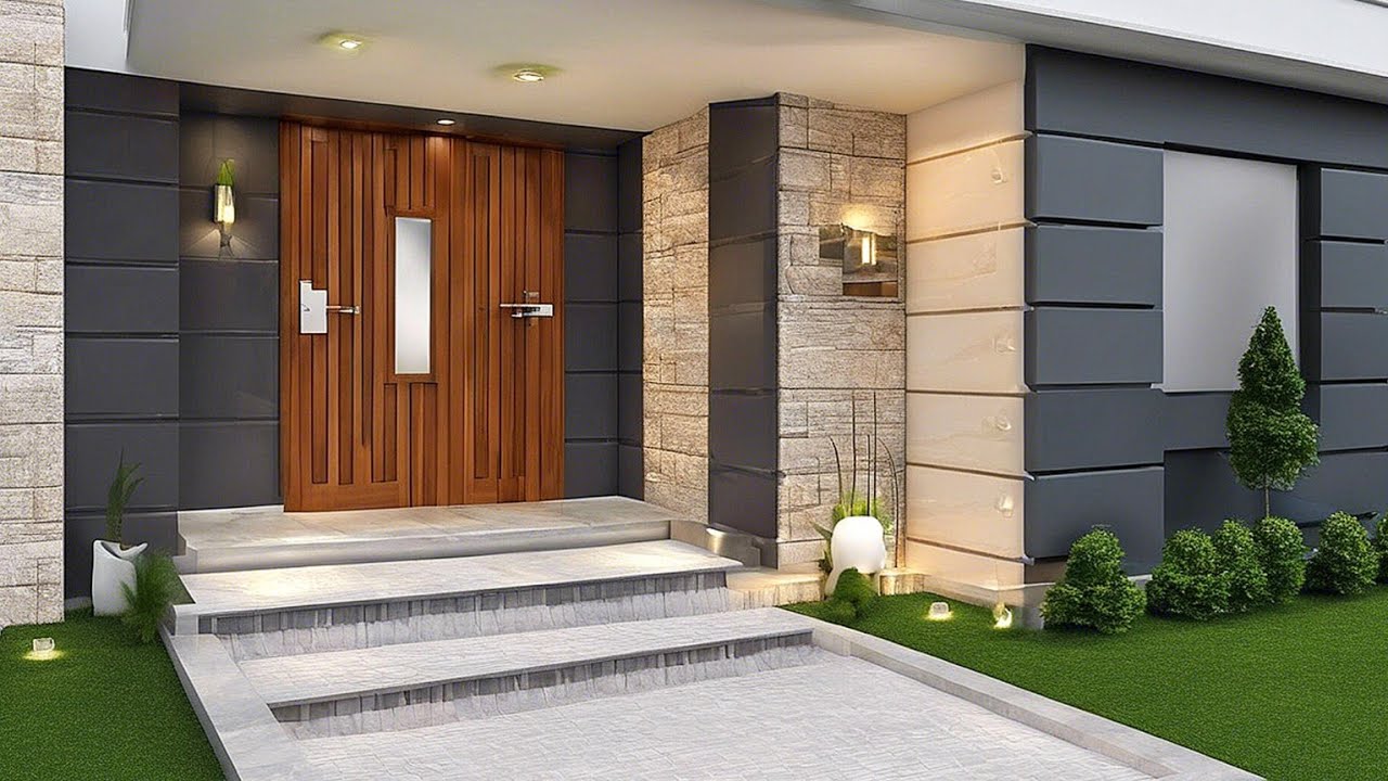 300 NEW House Front Wall Design Ideas 2024 Modern Home Exterior Wall ...