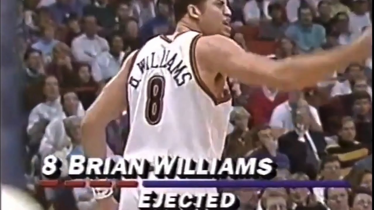 Brian Williams [Bison Dele] Ejected After Emphatic Slam Dunk (1994 ...