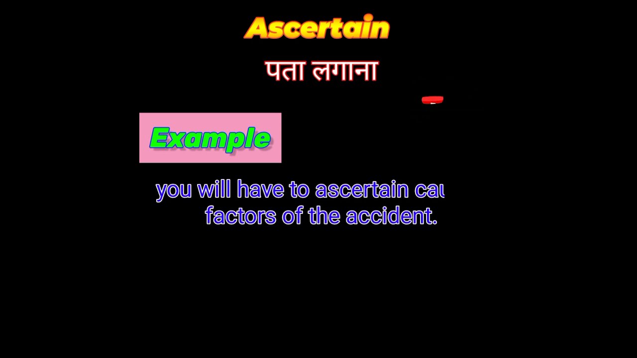 Ascertain Meaning In Hindi Improve Vocab competition3485 YouTube Ascertain Meaning In Hindi Improve Vocab competition3485 YouTube