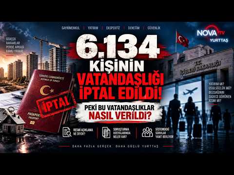 🇹🇷 6.134 VATANDAŞLIK İPTAL EDİLDİ! Sahte Ekspertiz İddialarının Arkasında Ne Var? 🔴