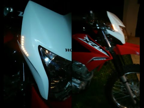Honda XR150L LEDs en máscara, paso a paso - www.LEDFACIL.com.ar - YouTube