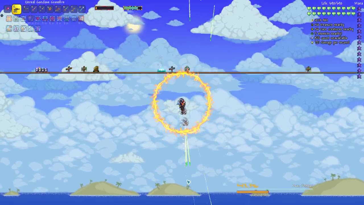 Terraria Calamity Death Mode - Duke Fishron - YouTube