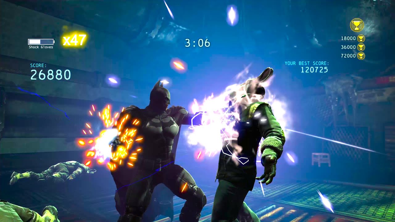 Batman Arkham Mob Fights 4K - Overflow (Extreme) - Batman - YouTube