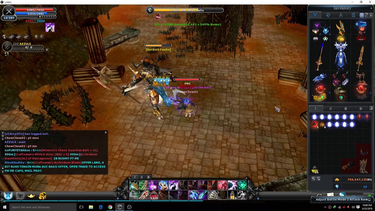 Cabal Online PH Lakeside Boss Berderk Faello - YouTube