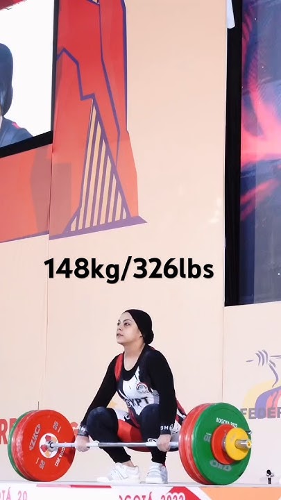 Sara Samir Elsayed Ahmed (from 🇪🇬) 148kg/326lbs C&J #weightlifting #olympicweightlifting #shorts ...