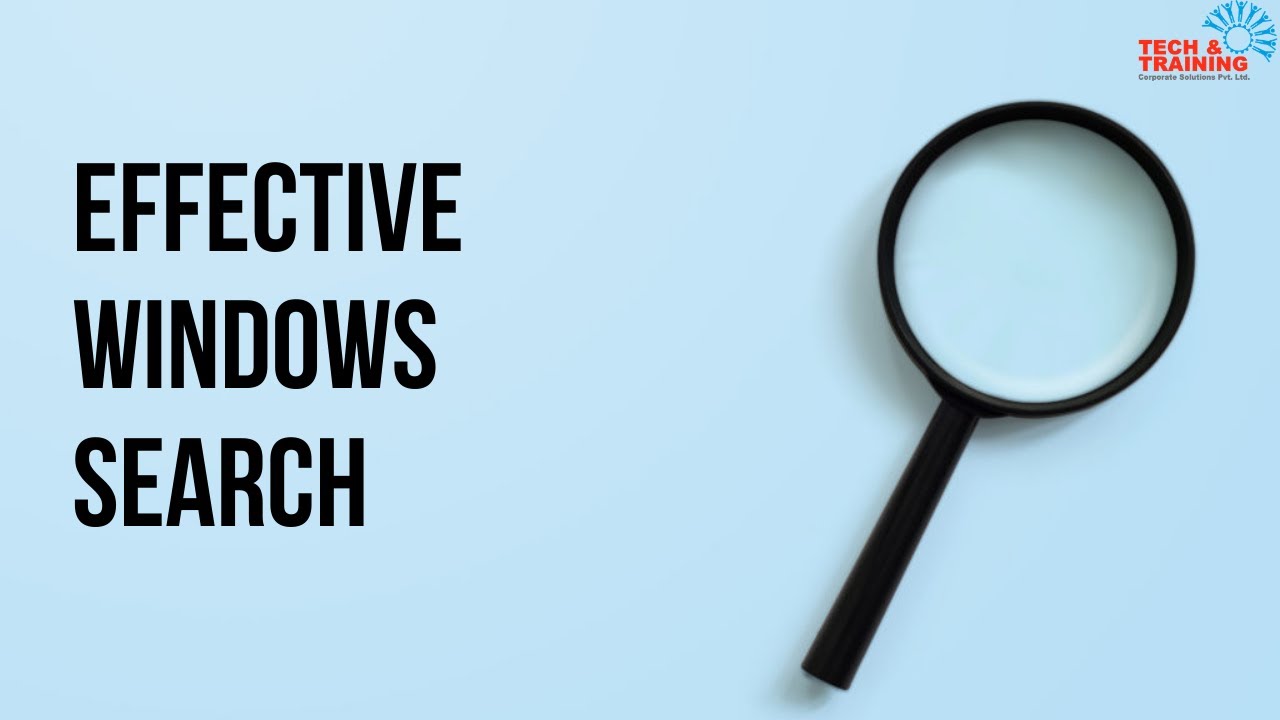 Search files, folders, documents, videos with just key strokes - YouTube