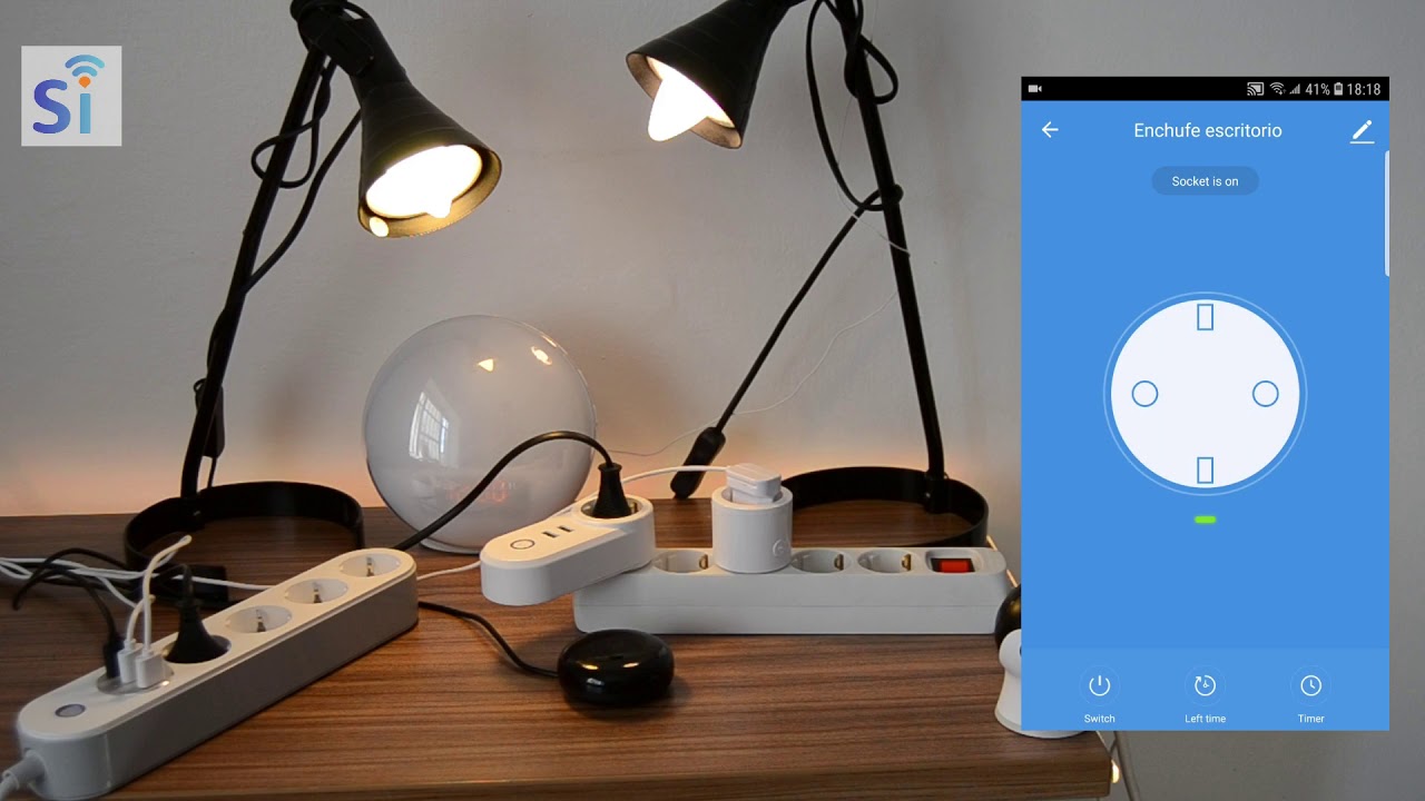 Enchufes y Regletas inteligentes wifi de Si Smart App Smart Life - YouTube