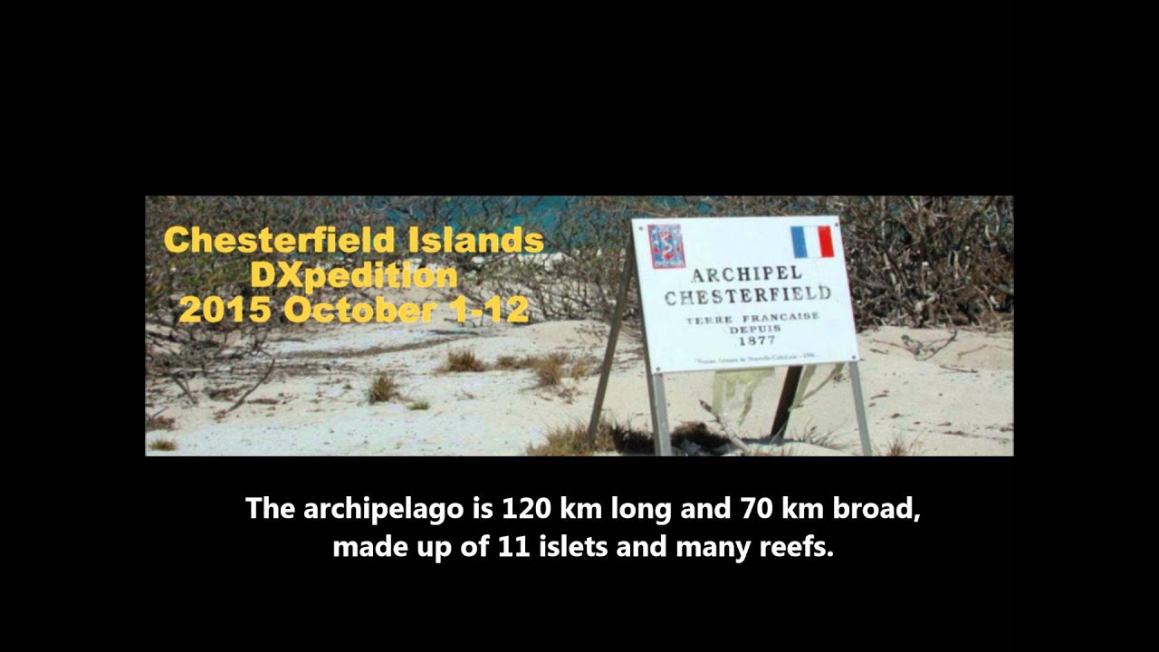 TX3X Chesterfield Islands. From dxnews.com - YouTube