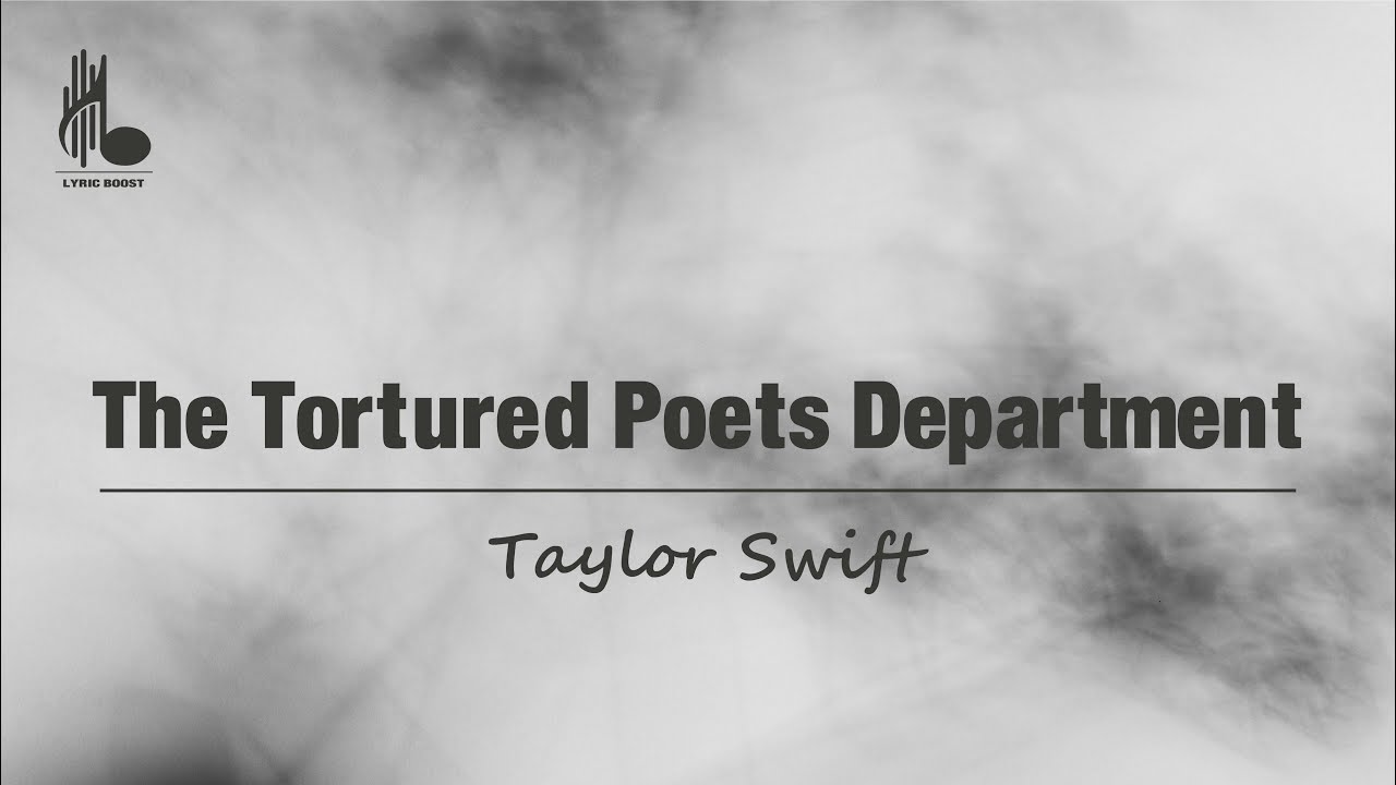 Taylor Swift - The Tortured Poets Department (Lyric Video) - YouTube