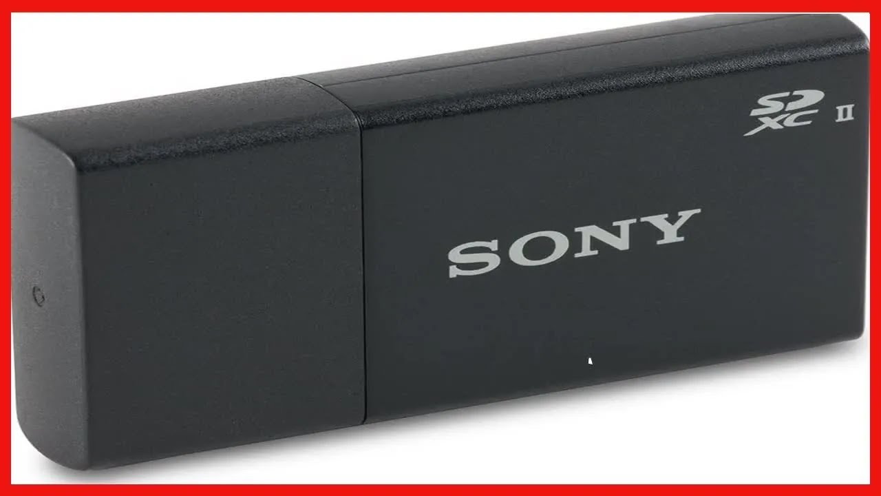 Sony MRW-S1 High Speed Uhs-II USB 3.0 Memory Card Reader/Writer for SD ...