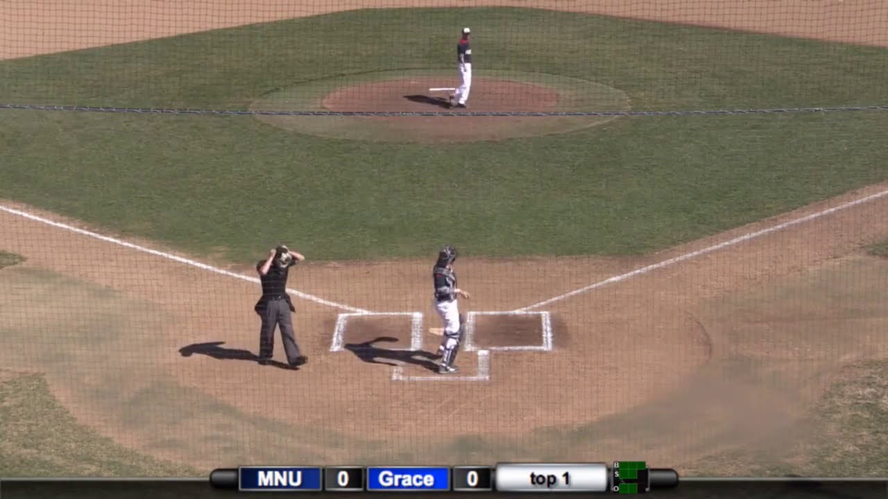 MNU Baseball vs. Grace 2016a - YouTube
