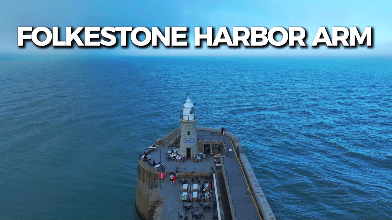 Folkestone Harbour Arm 🇬🇧 | Stunning 4K Footage from Above - YouTube