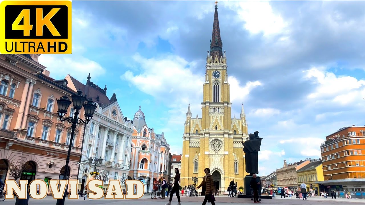 Novi Sad, Serbia Street Tour 2023 🇷🇸| Novi Sad Street Tour 4K 60fps ...