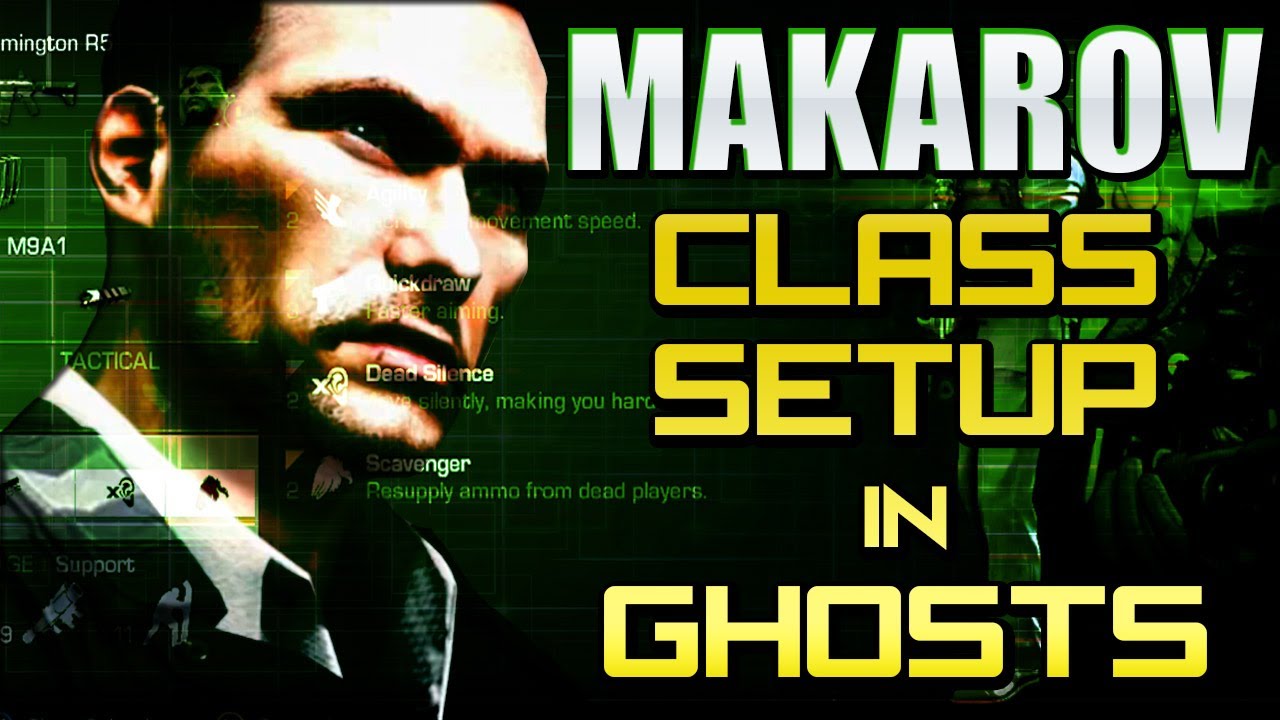 COD Ghosts - "MAKAROV" Custom Class Setup "NO RUSSIAN SETUP" (Call of ...