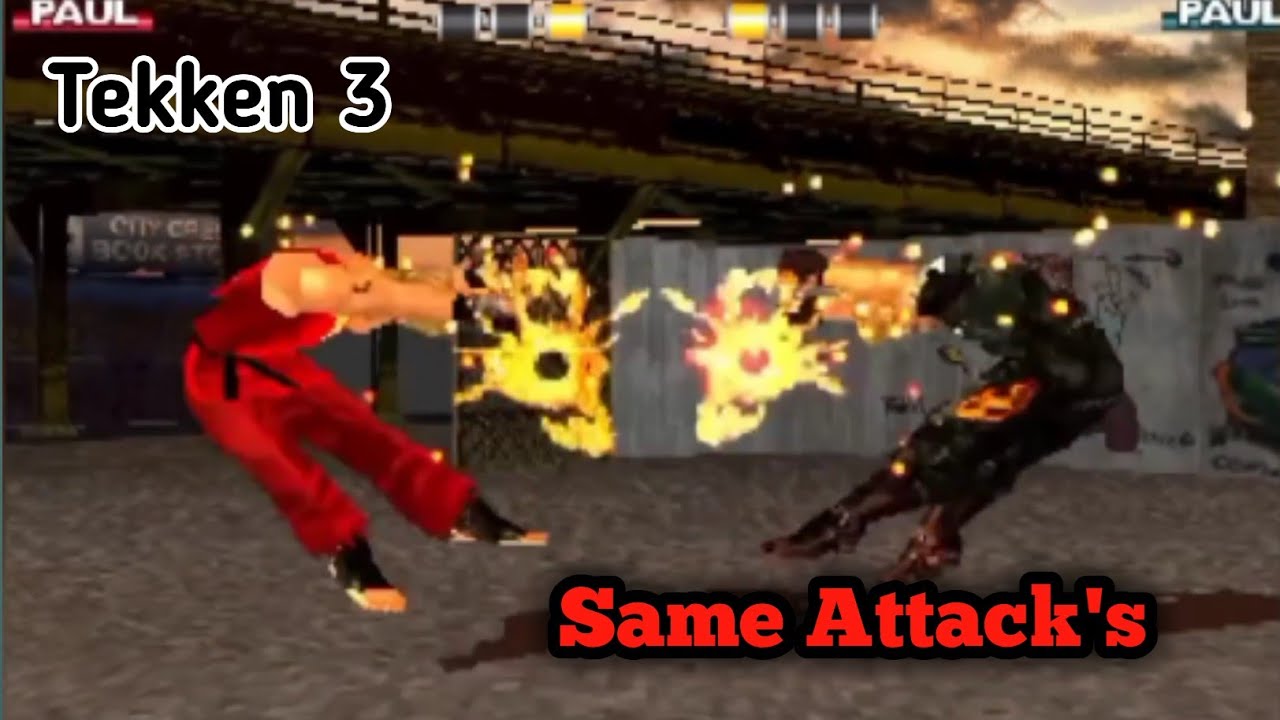 Takken 3 all characters same attack gameplay - YouTube