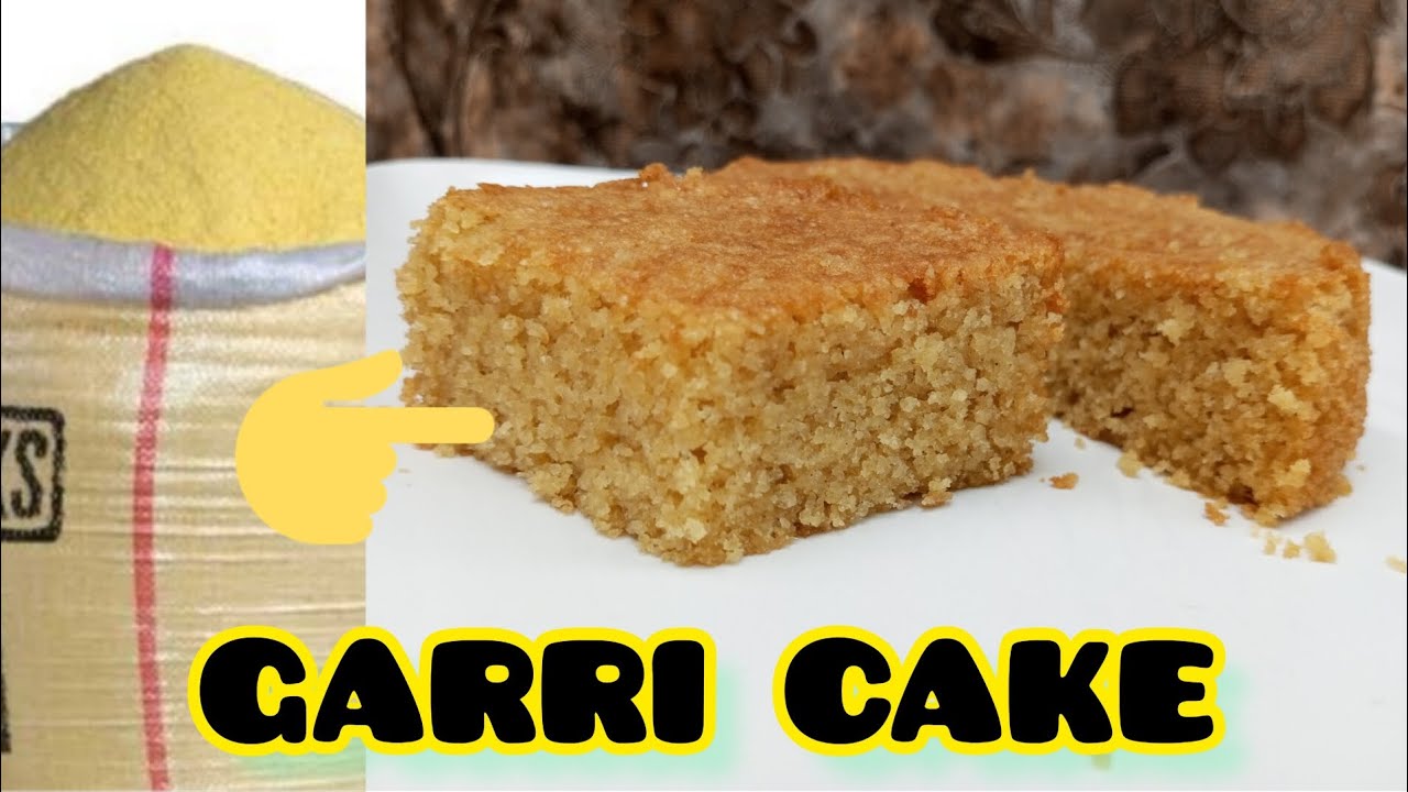 THE ONLY GARRI CAKE THAT WILL MAKE YOU WANT GARRI EVERYDAY | CASSAVA FLAKES CAKE #mfalh #cake # ...
