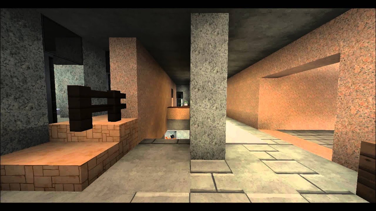 Falling Water Frank Lloyd Wright Minecraft