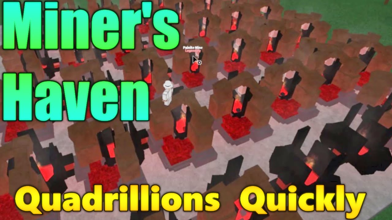 Miner's Haven: ROBLOX] - Quadrillions Setup Tutorial (With Rebirth ...
