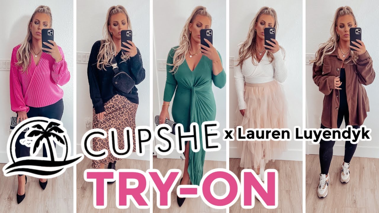 Cupshe x Lauren Luyendyk Collection | Midsize TRY-ON - YouTube