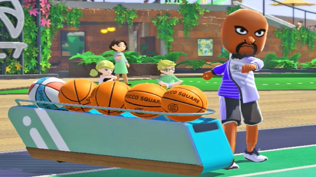 FIRST PERFECT 3 POINT CONTEST IN SWITCH SPORTS BASKETBALL - YouTube