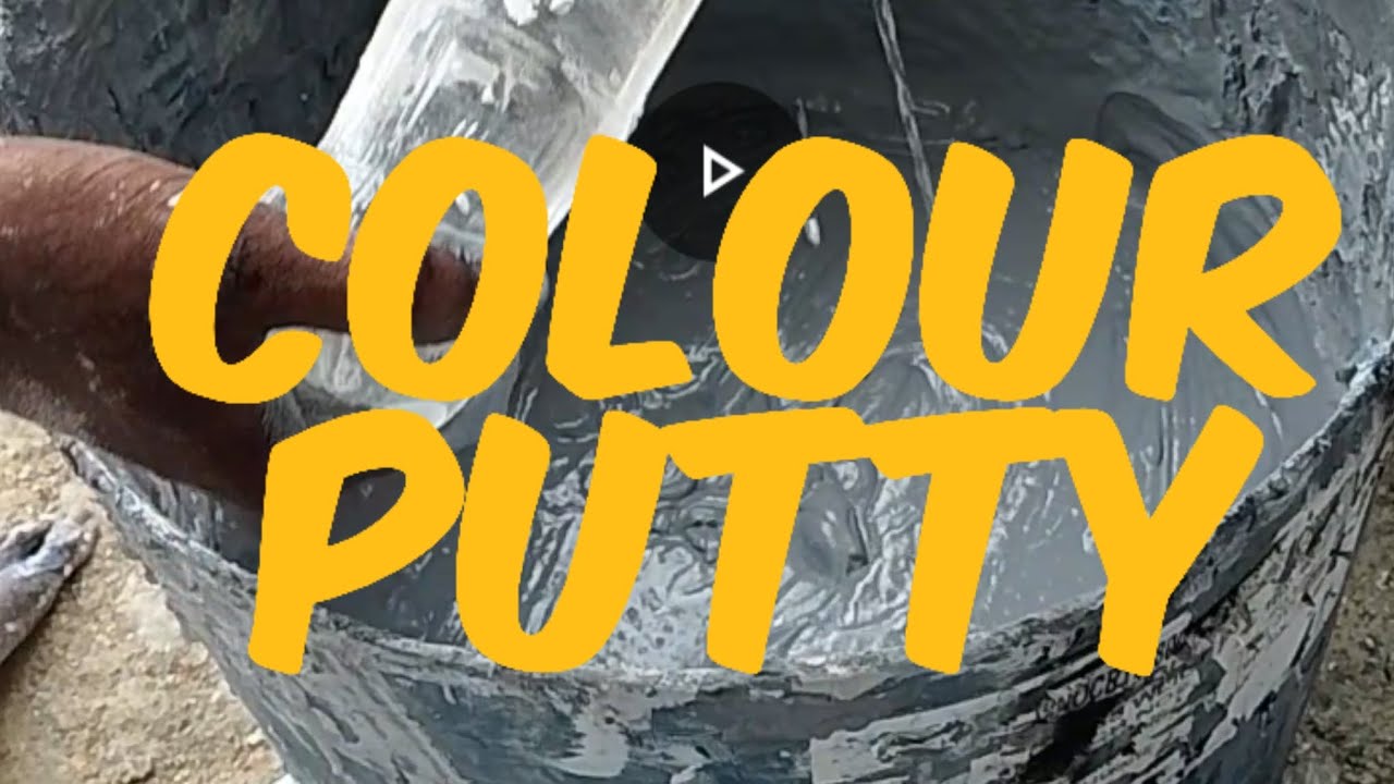How to Produce coloured Screeding putty - YouTube