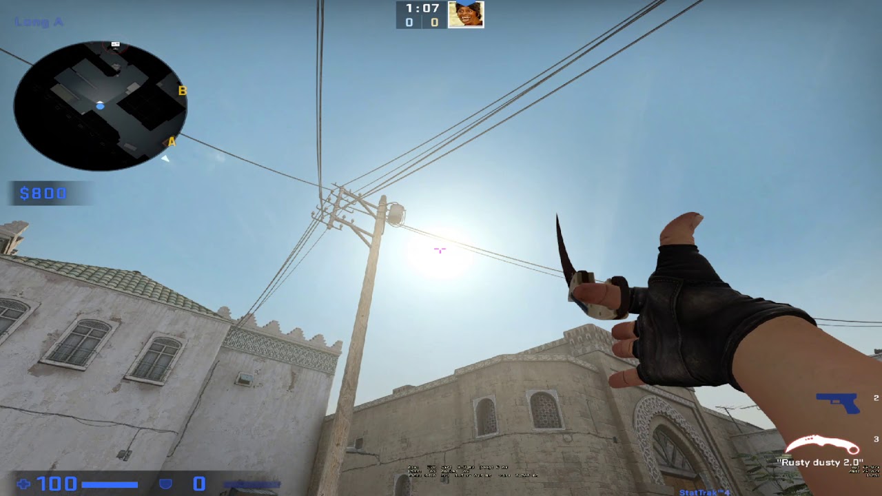 StatTrak™ Talon Knife | Rust Coat " Battle Scarred ( float 0.45 ) - YouTube