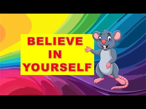 BELIEVE IN YOURSELF | Two mice story | Story for kids | English Moral ...