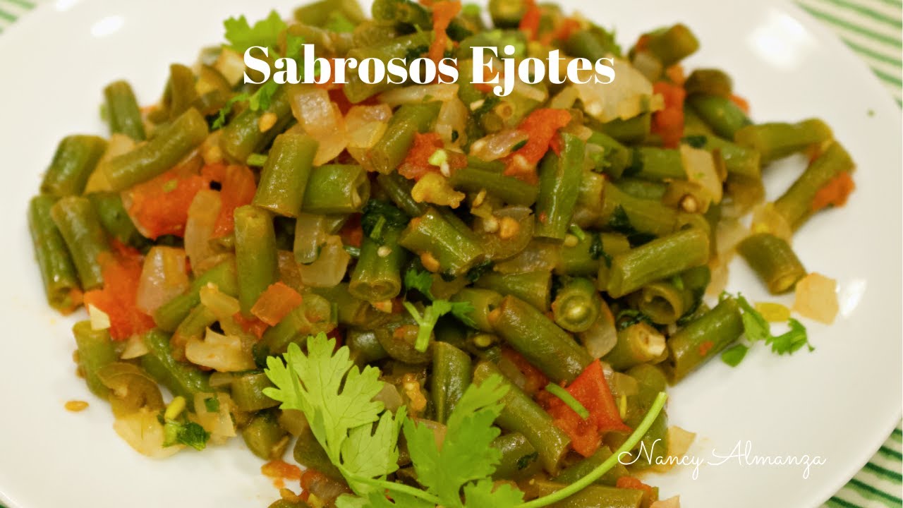 Ejotes a la Mexicana | Mexican Green Beans - YouTube