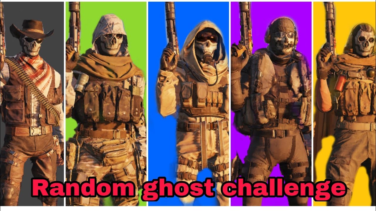 "Random ghost skin challenge" call of duty mobile - YouTube