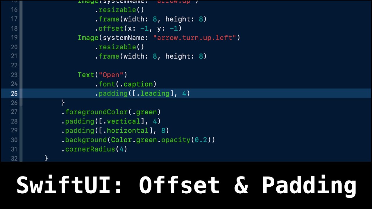 Swift UI: Offset & Padding - YouTube