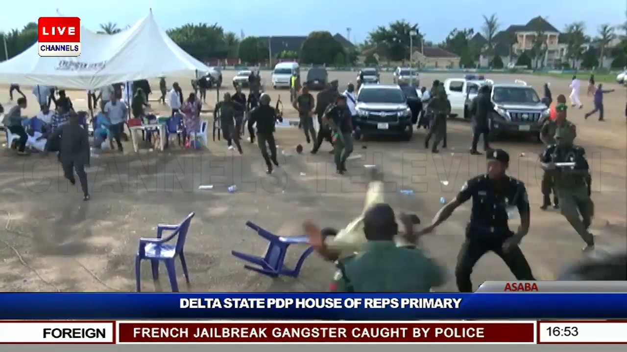 Gunshots, Violence Disrupt Delta PDP House Of Reps Primary - YouTube