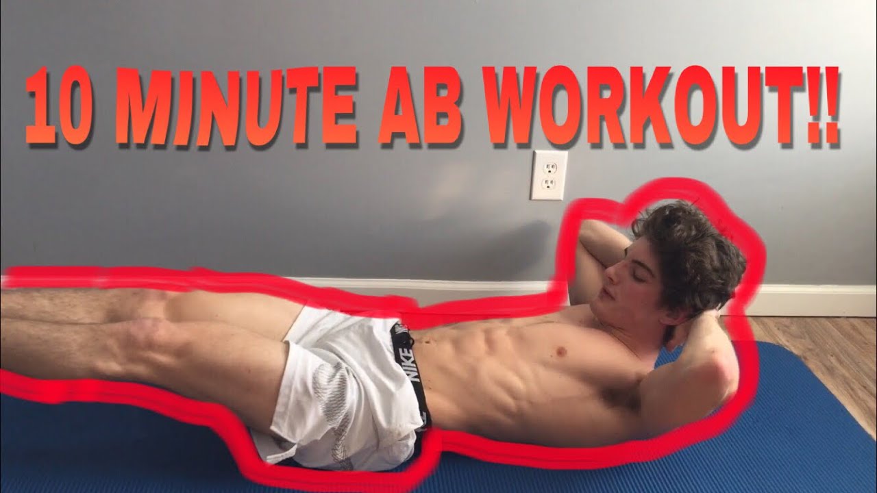 MY 10 MIN AB WORKOUT!! - YouTube