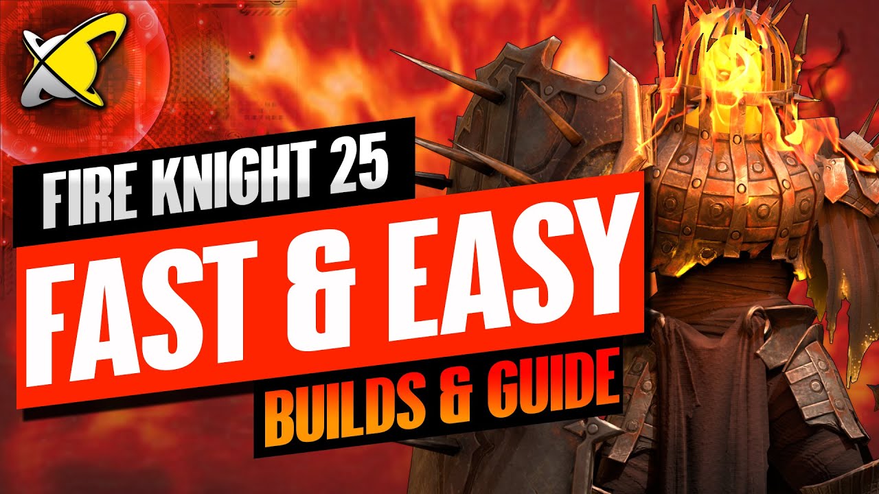 EASY FIRE KNIGHT 25 SPEED RUN!! | Champion Builds & Guide | RAID ...