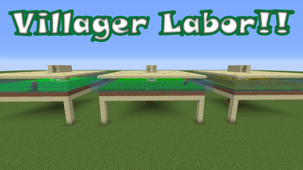 Minecraft: Tutorial: Auto Villager Farm (Carrots, Potatoes, Bread ...