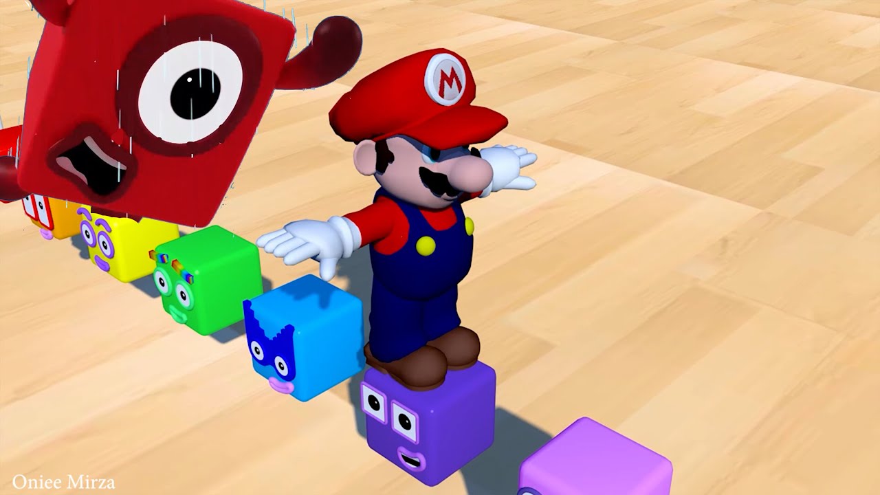 Numberblocks Mario 1 Stepsquad - YouTube