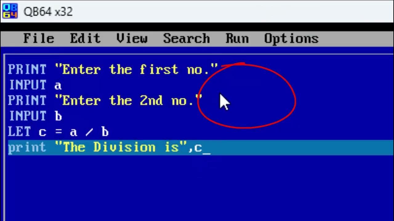 All arithmetic operations in QBasic@COMPUTEREXCELSOLUTION - YouTube